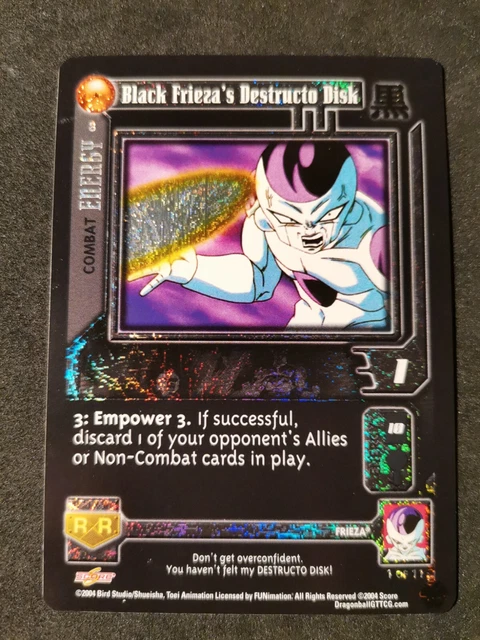 LP DRAGON BALL GT BLACK FRIEZA DESTRUCTO DISK Foil CARD CCG #8 $6.10 ...