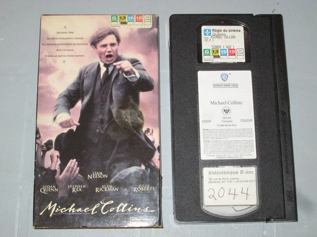 MICHAEL COLLINS (VHS)(FRENCH) Liam NeesonTesté $5.33 - PicClick CA