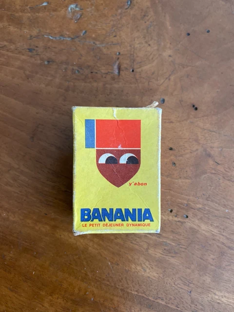 RARE BOITE CARTON dînette modèle écusson BANANIA circa 1967 envoi plié EUR 3,00 - PicClick FR
