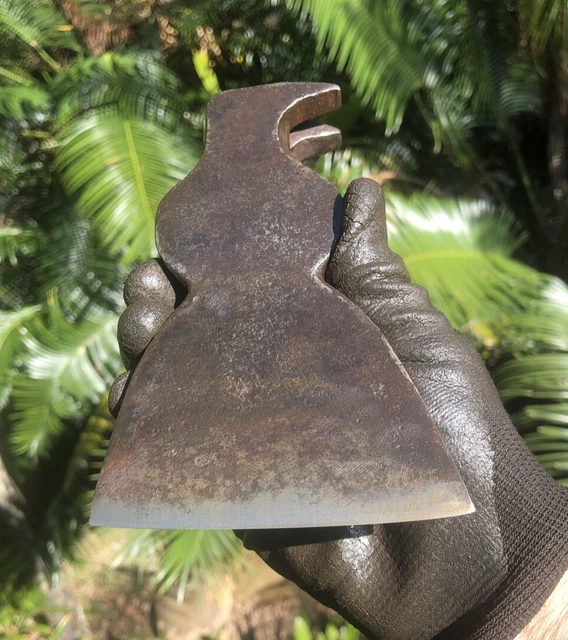 VINTAGE LATH HATCHET roofing old tool axe 92 X 160 mm 1 1/4 lb camping ...