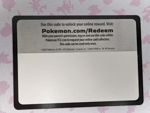 POKEMON DIGITAL CODE Card 2022 BLANK Card ERROR CARD - FREE SHIPPING ...