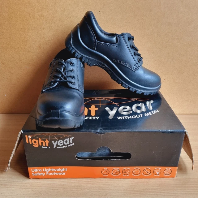 LIGHTYEAR COMPOSITE PIONEER Safety Shoe Work Hiker Shoe Black size 5 UK ...