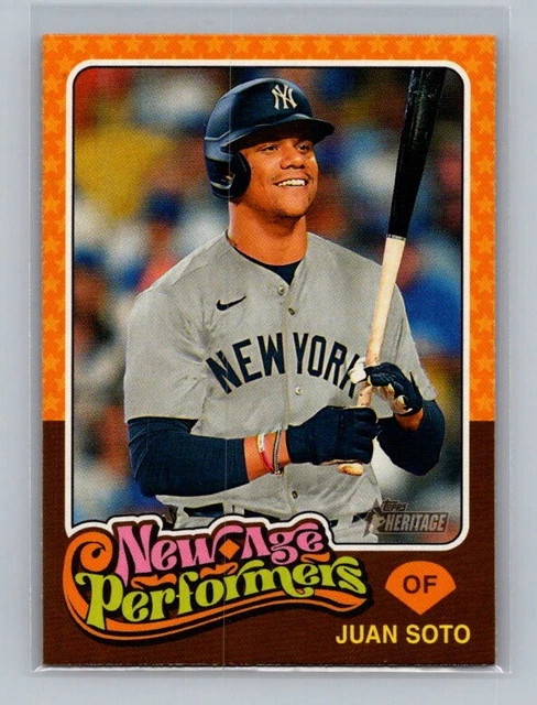 2024 TOPPS HERITAGE Juan Soto New York Yankees EUR 4,48 - PicClick IT