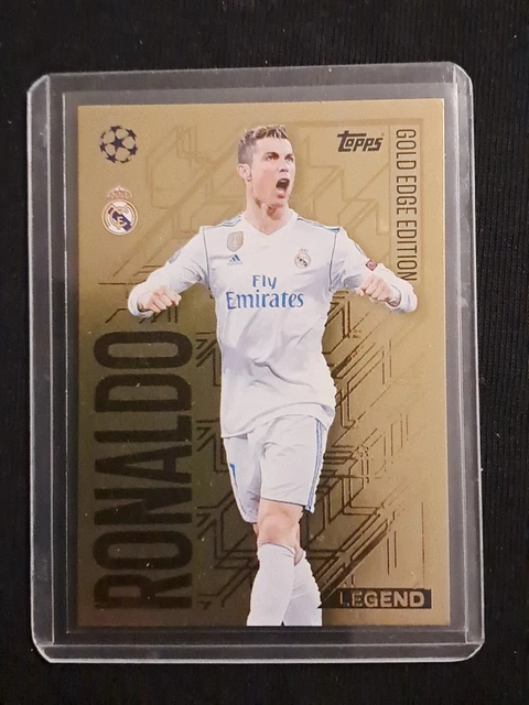 TOPPS MATCH ATTAX Ucl 2024-25 Ronaldo #Ge 7 Gold Edge Edition Real ...