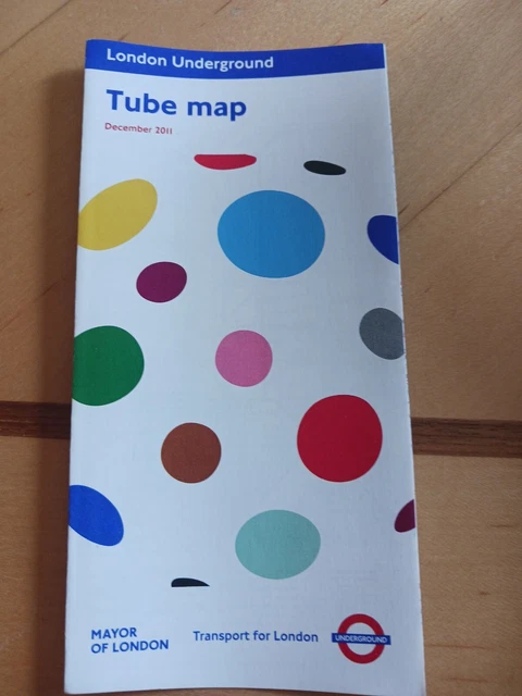 LONDON UNDERGROUND TUBE Map / Guide 2011 December £0.99 - PicClick UK