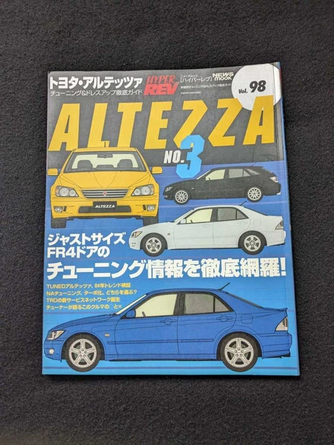 TOYOTA ALTEZZA TUNING & Dressup Guide Drift TRD Engine Aero Book £123.94 - PicClick UK