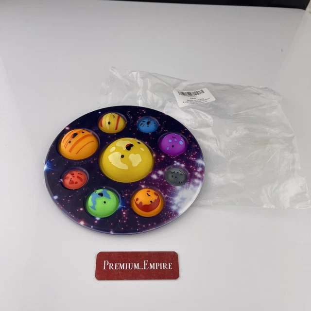 SOLAR SYSTEM FIDGET Popper 8 Planets Sensory Stress Relief Toy £9.86 ...