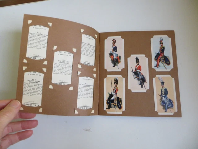 BADSHAH TEA CARDS Full Set British Cavalry Uniforms of the 19th Century ...