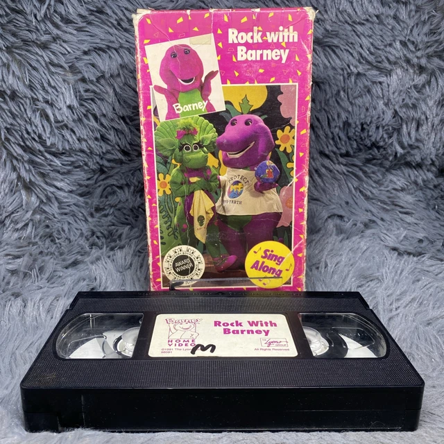 BARNEY & FRIENDS Rock With Barney VHS 1990 Video Tape Sing Along Lyons ...