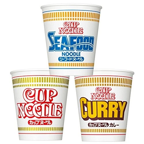NISSIN JAPANESE CUP Noodle - Instant Ramen Noodles - Soy Sauce, Seafood ...