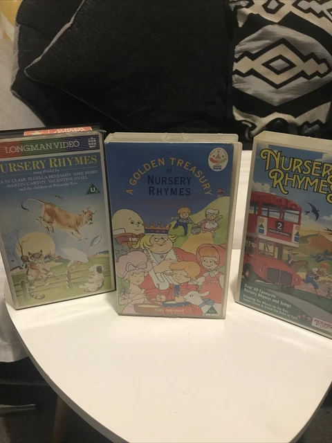 NURSERY RHYMES VHS tapes x3 £9.99 - PicClick UK