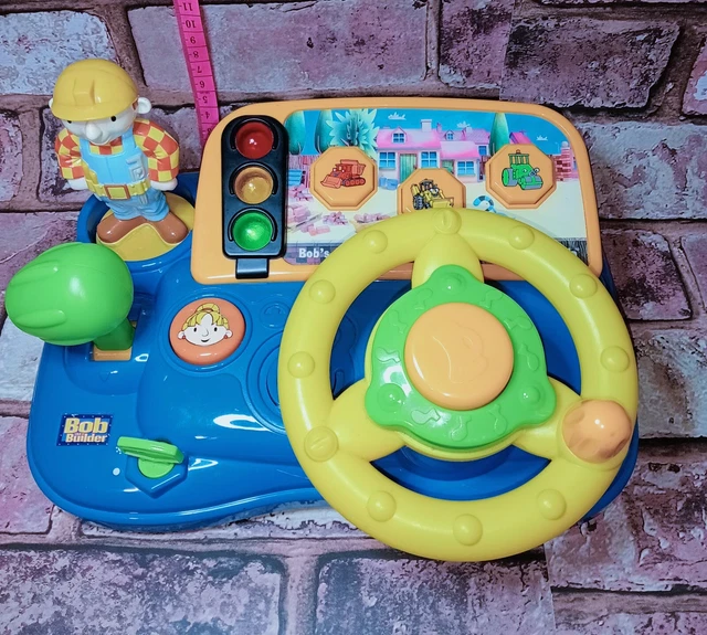 VTECH BOB THE Builder Activity Driver Toy Steering Wheel Car Sound ...