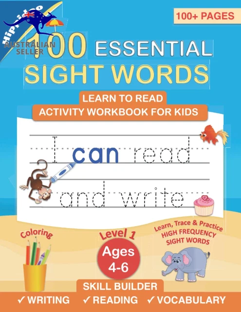 LEARN TO READ Sight Words: a Preschool, Pre K, Kindergarten, 1St Grade ...