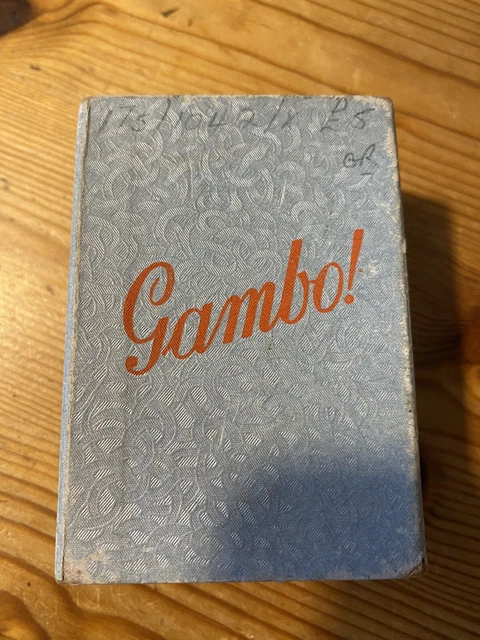 VINTAGE PLAYING CARD game GAMBO by Ar-E-Tee products - complete with ...