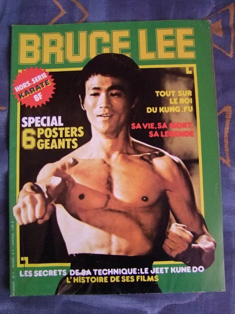 VOIR 6 POSTER Hors Série Bruce lee Magazine Revues karaté kung fu arts ...