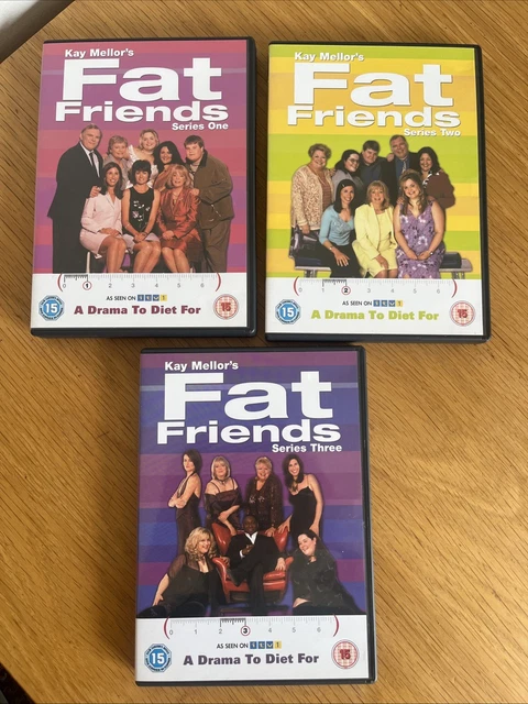 FAT FRIENDS - Complete Series 1-3 (1, 2 & 3) - Kay Mellor - R2 DVD £19. ...