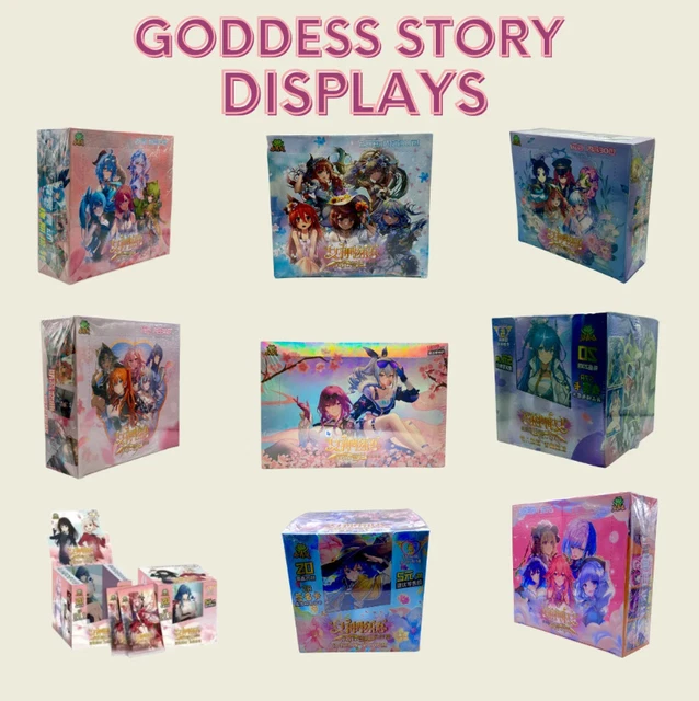 GODDESS STORY TCG Sealed Display Booster BOX Anime Waifu Cards Packs ...