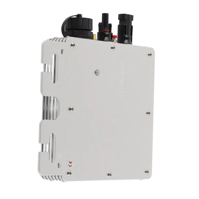 (SILVER)400W MPPT SOLAR Power Grid Tie Inverter 120V 230V WiFi Control ...