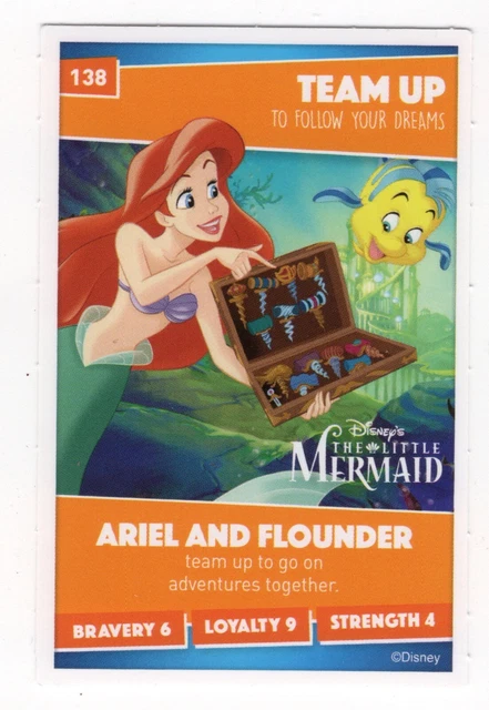 DISNEY HEROES 2019. The Little Mermaid - Ariel & Flounder $4.99 ...