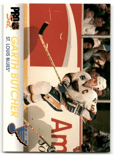 1992-93 PRO SET Carte Hockey Garth Butcher St. Louis Blues #160 EUR 1 ...