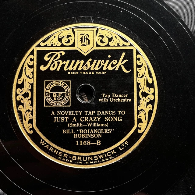 TAP DANCING LEGEND Bill ‘Bojangles’ Robinson ‘Just A Crazy Song ...