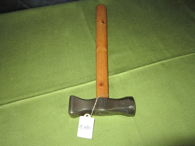 OUTIL ANCIEN, N° 5 marteau CARRE et ROND forgeron, dinandier ...