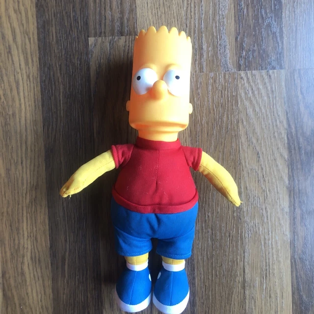 VINTAGE TALKING BART Simpson Soft Toy Figure The Simpsons 13" Tall ...