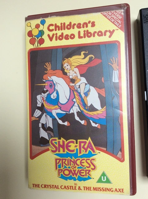 VINT SHE-RA 'THE Crystal Castle''Missing Axe' VHS Video Children's ...