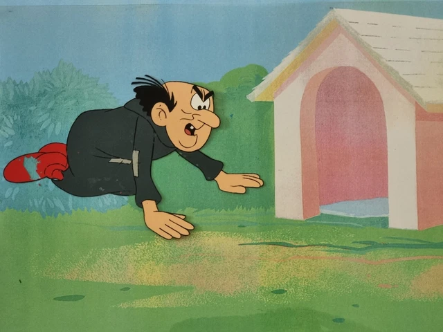 HANNA BARBERA GARGAMEL Original 80s TV SMURFS Animation Art Production ...