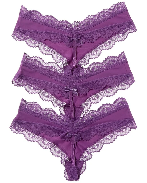 HOUSE OF DESIRE 3Pk Vera Micro & Lace G-String Women's £18.72 - PicClick UK