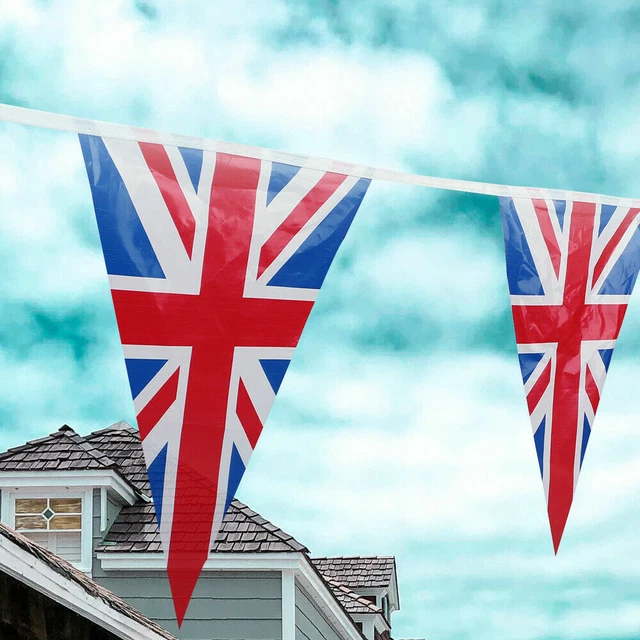 10 METRE'S VE Day Bunting D-Day Decorations Remembrance Union Jack ...