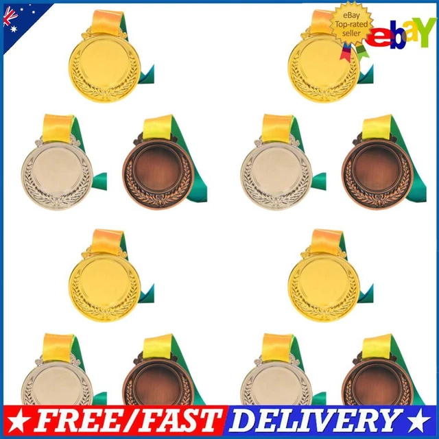 5.2CM GOLD/SILVER/BRONZE MEDAL Set Award Medals Race Reward for ...