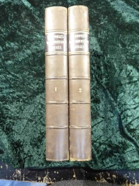 2 VOLUME LEATHER Bound 1St Ed Church Of England Annals 1839 Edward ...