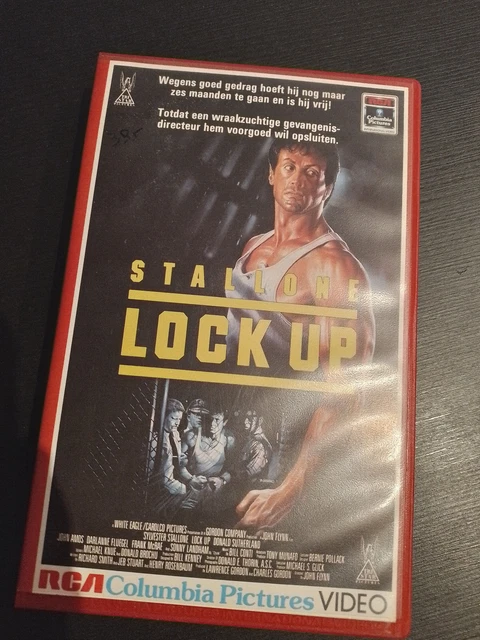 LOCK UP 1989 original first edition Belgian/Dutch VHS tape release £30. ...