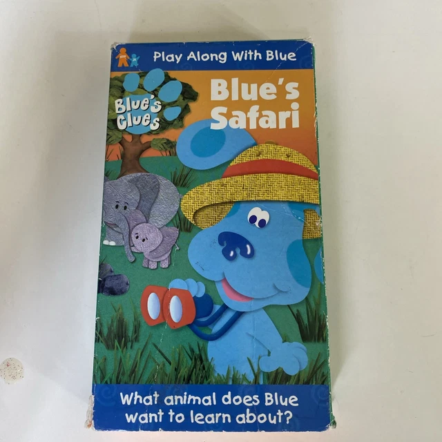 BLUE’S CLUES VHS Blue’s Safari (2000) What Animal Does Blue Want To ...