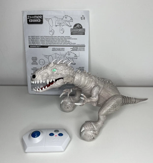 DINO JURASSIC WORLD Indominus Rex Zoomer Toy With Remote Control ...