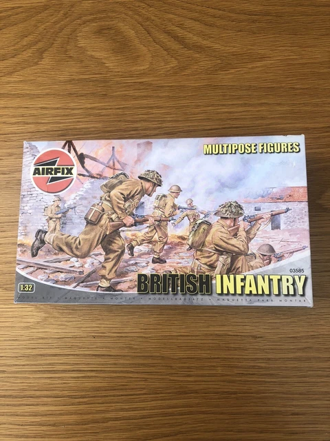 VINTAGE AIRFIX 1/32 Scale Multipurpose Figures British Infantry 03585 £ ...