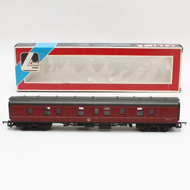 LIMA 305342 MK 1 Full Brake Coach BR Maroon M25742 Boxed OO Gauge £19. ...