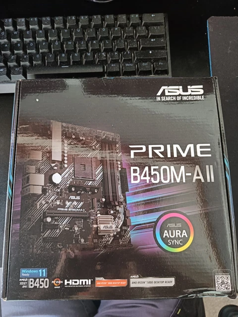 MSI PRIME B450M- A II AMD AM4 Micro ATX Motherboard £32.00 - PicClick UK