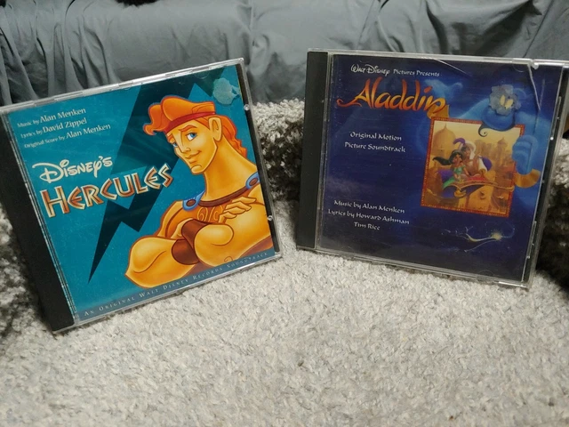 DISNEY'S HERCULES & Aladdin Soundtracks Music CD Alan Menken £7.60 ...