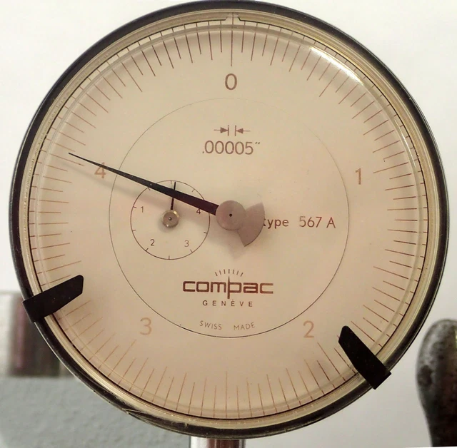 PRECISION GEAR MEASURING SYSTEM TESTER w/ COMPAC GENEVE 567 A DIAL ...