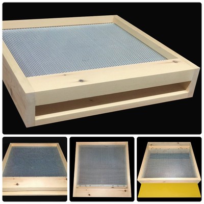 OPEN MESH FLOOR with Hidden Entrance--Honey Bees--Bee Keeping--Bee Hive ...