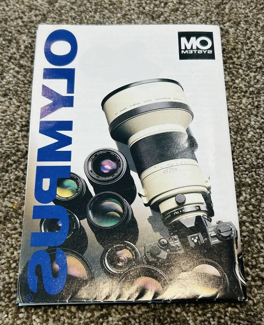OLYMPUS OM SYSTEM Lens Wall Chart Booklet / Manual * Genuine £7.99 ...