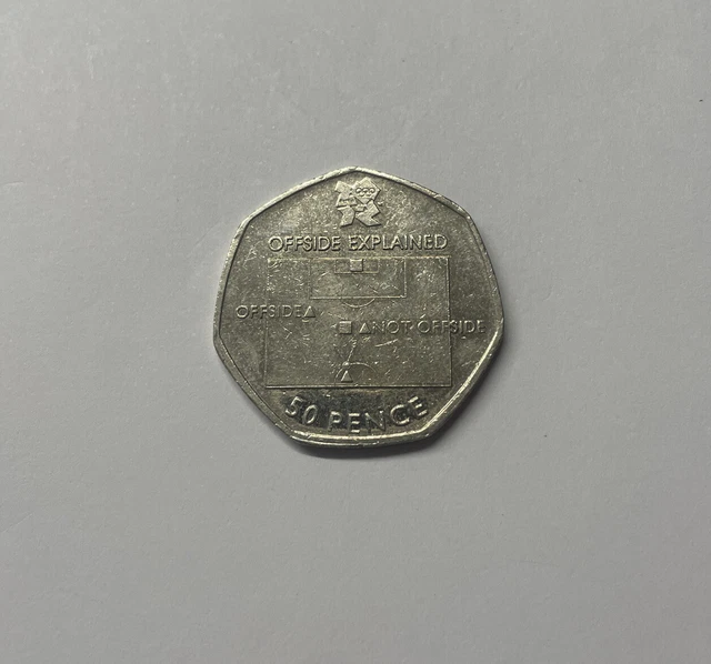 Football Offside Rule 50P FOR SALE! - PicClick UK