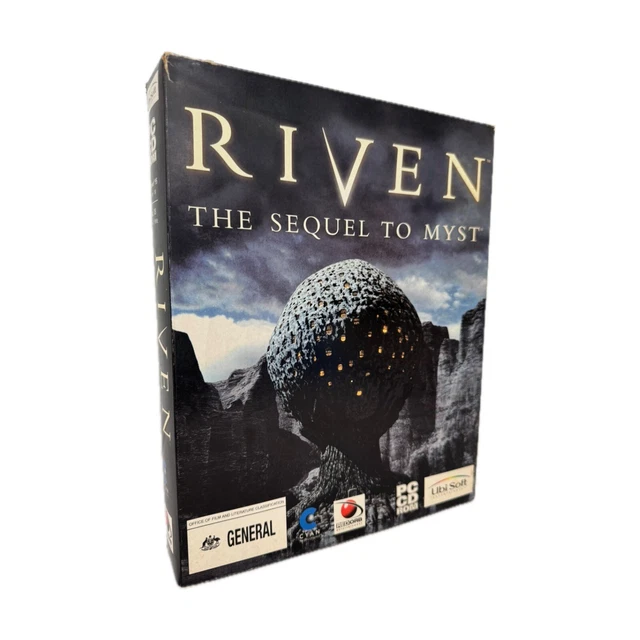 RIVEN: THE SEQUEL to Myst PC CD-Rom Big Box 1997 $35.00 - PicClick AU