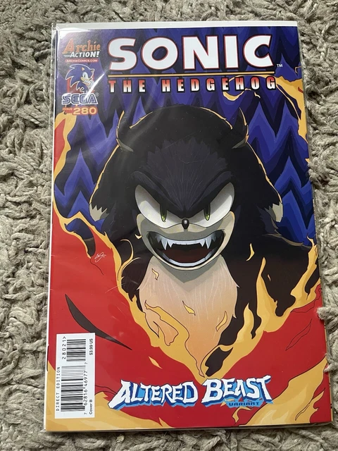 SONIC THE HEDGEHOG Archie Comic Issue 280 Altered Beast Variant Rare ...