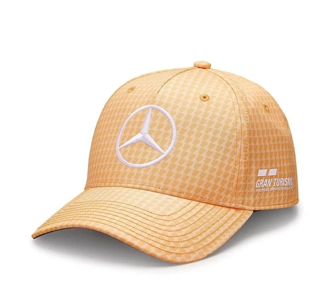 MERCEDES CAP- AMG Petronas F1 2023 Lewis Hamilton Baseball Hat (Peach ...