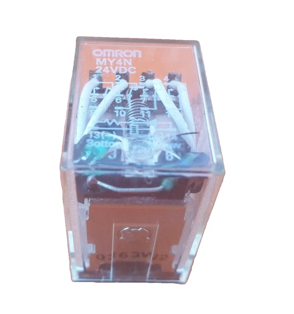 OMRON RELAY 24 VDC 4PDT MY4N £7.00 - PicClick UK