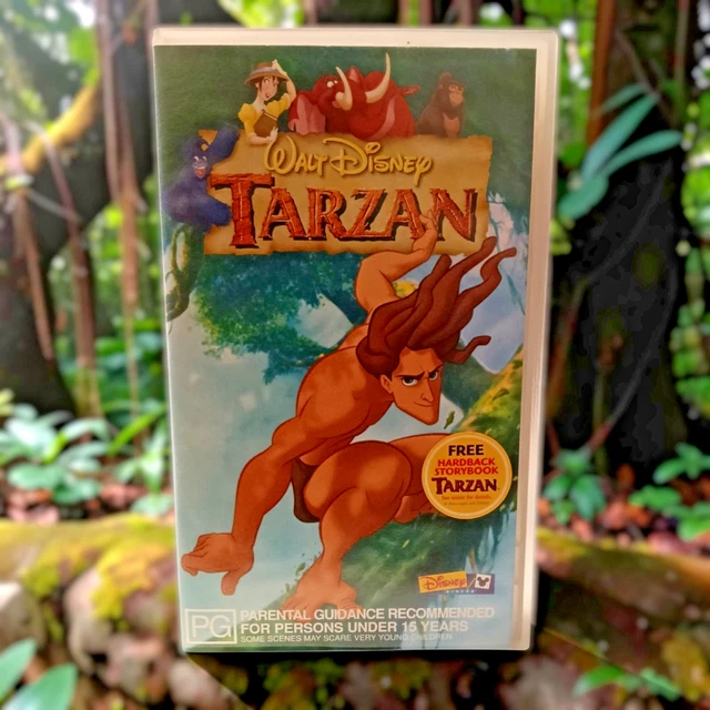 DISNEY TARZAN VHS PAL Video Movie Tape Vintage Animated Classic Rare £ ...