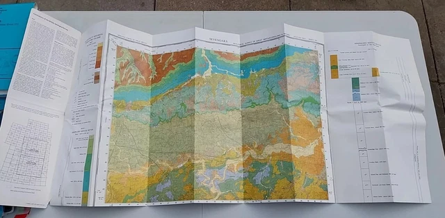 ORDNANCE SURVEY GEOLOGICAL Map, Sevenoaks, Solid & Drift, Folded, Sheet ...